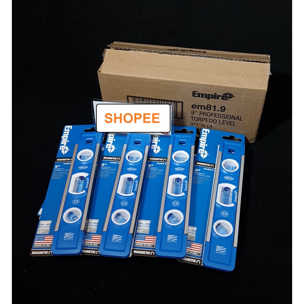 ระดับน้ำ EMPIRE พร้อมแถบแม่เหล็ก EM81.9 | Shopee Thailand