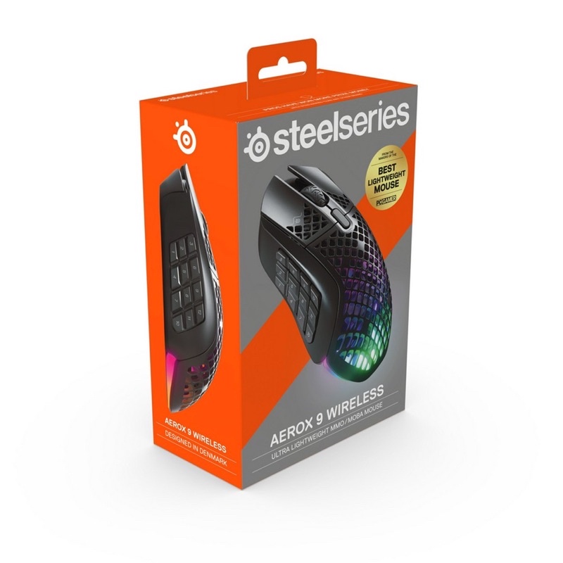 SteelSeries AEROX 9 Wireless Ultra Lightweight MMO/MOBA Mouse | Shopee ...