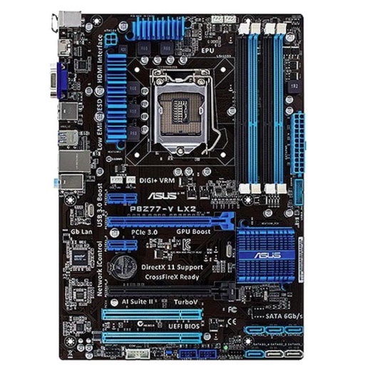 เมนบอร์ด MainboardASUS P8Z77-V LX2 (LGA1155) DDR 3 รองรับ Core i Gen.2-3 MAX Ram 32G สินค้า ...
