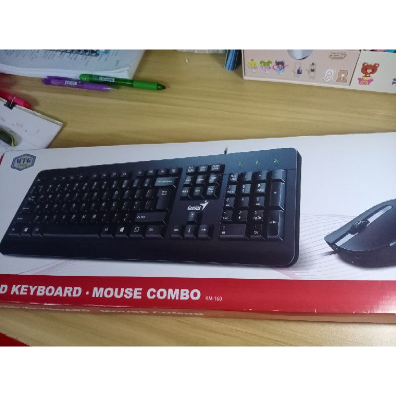 Genius Keyboard Combo KM-160 USB ชุดคีย์บอร์ด เมาส์ (THEN) - m.a.i ...