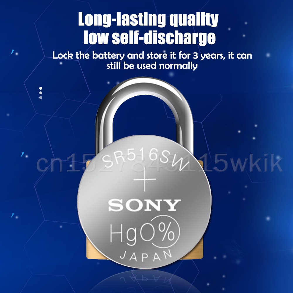 ปุ่มแบตเตอรี่5pcs Sony 100 Original 317 SR516SW SR516 SR62 D317 V317 1 ...