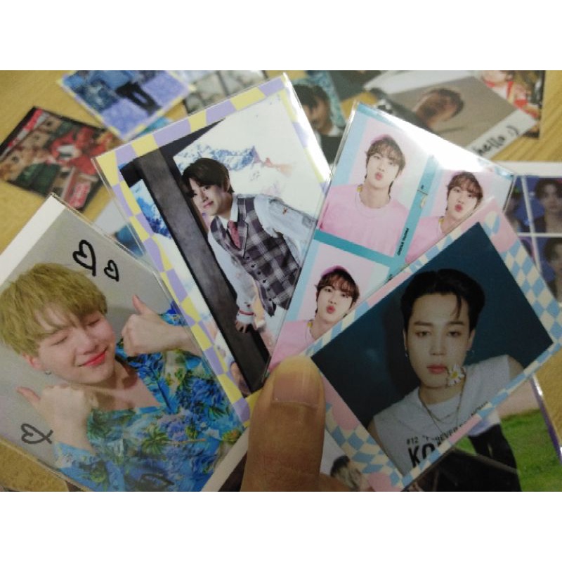 พร้อมส่งโพลารอยด์ BTS หนา260แกรม กันน้ำ มีซองใส - susu.shop49 - ThaiPick