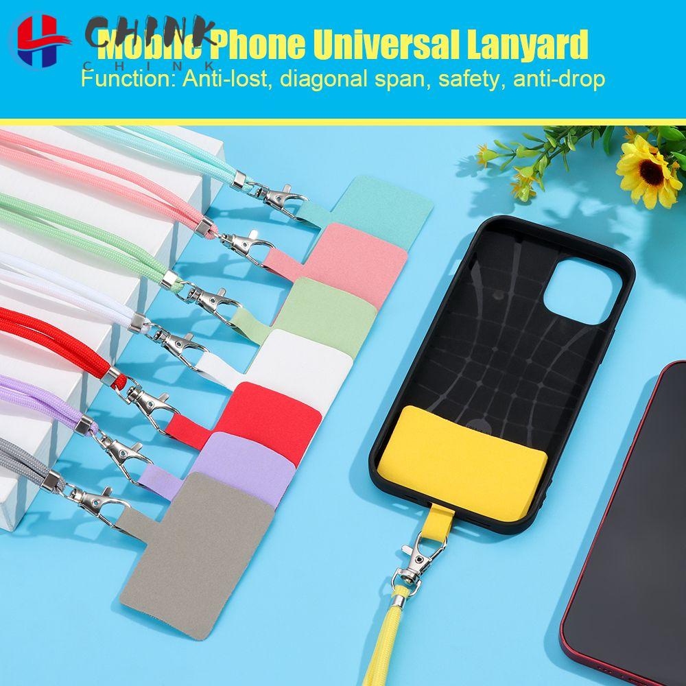 Universal Phone Lanyard Patch Adjustable Detachable Phone Safety Tether ...