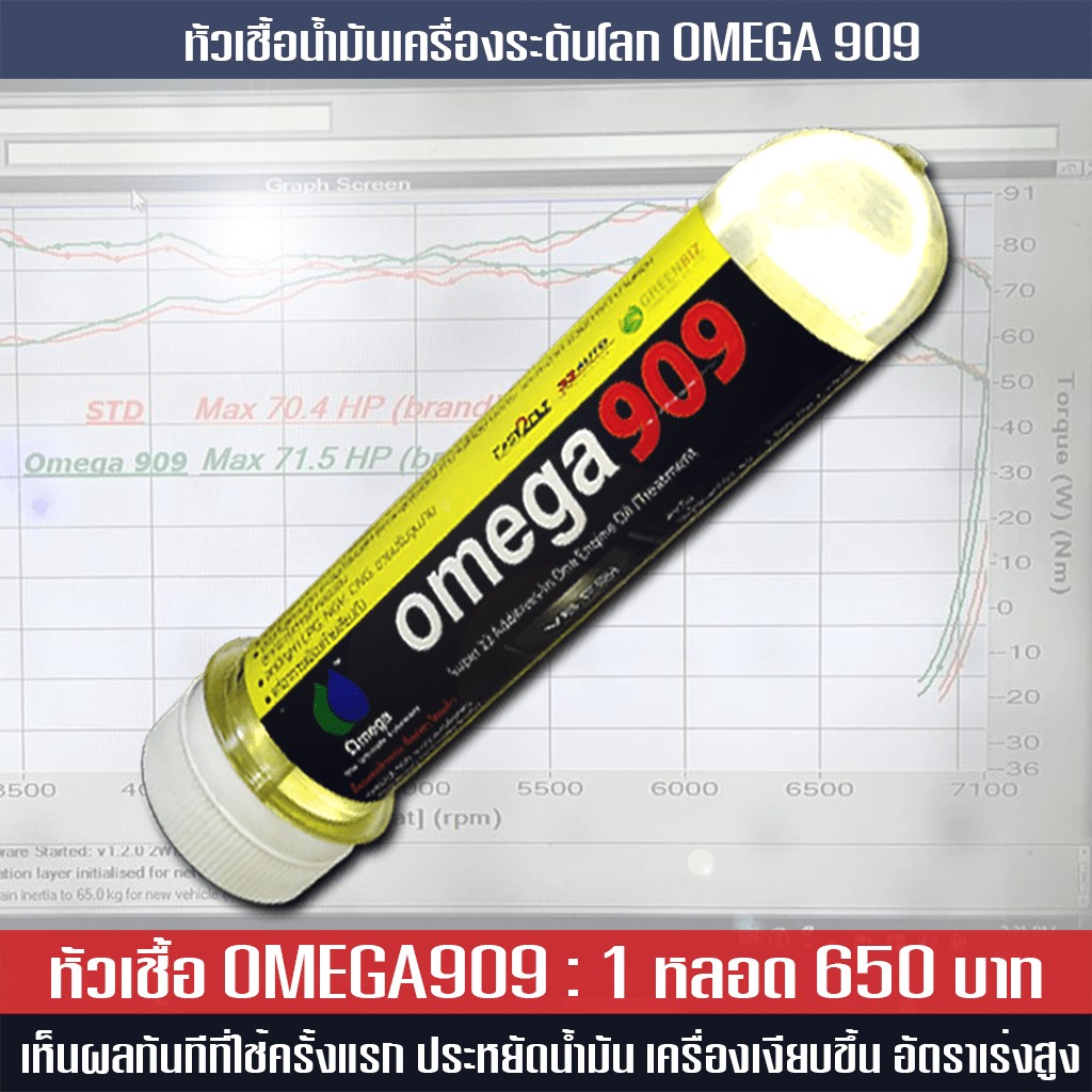 หัวเชื้อน้ำมันเครื่อง Omega 909 | Shopee Thailand