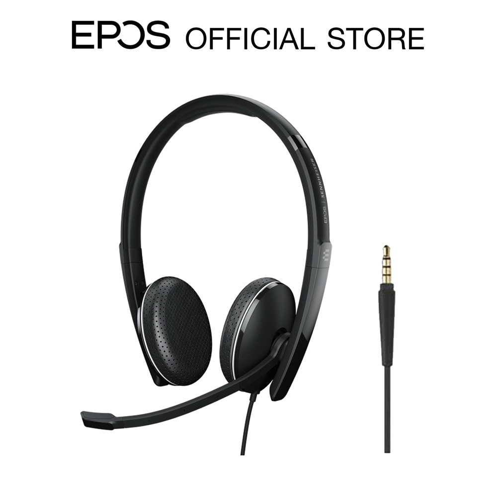 Epos Sennheiser PC 2 Chat หูฟังโมโนพร้อมไมค์ตัดเสียงรบกวน เเจ็คคู่ 3 ...