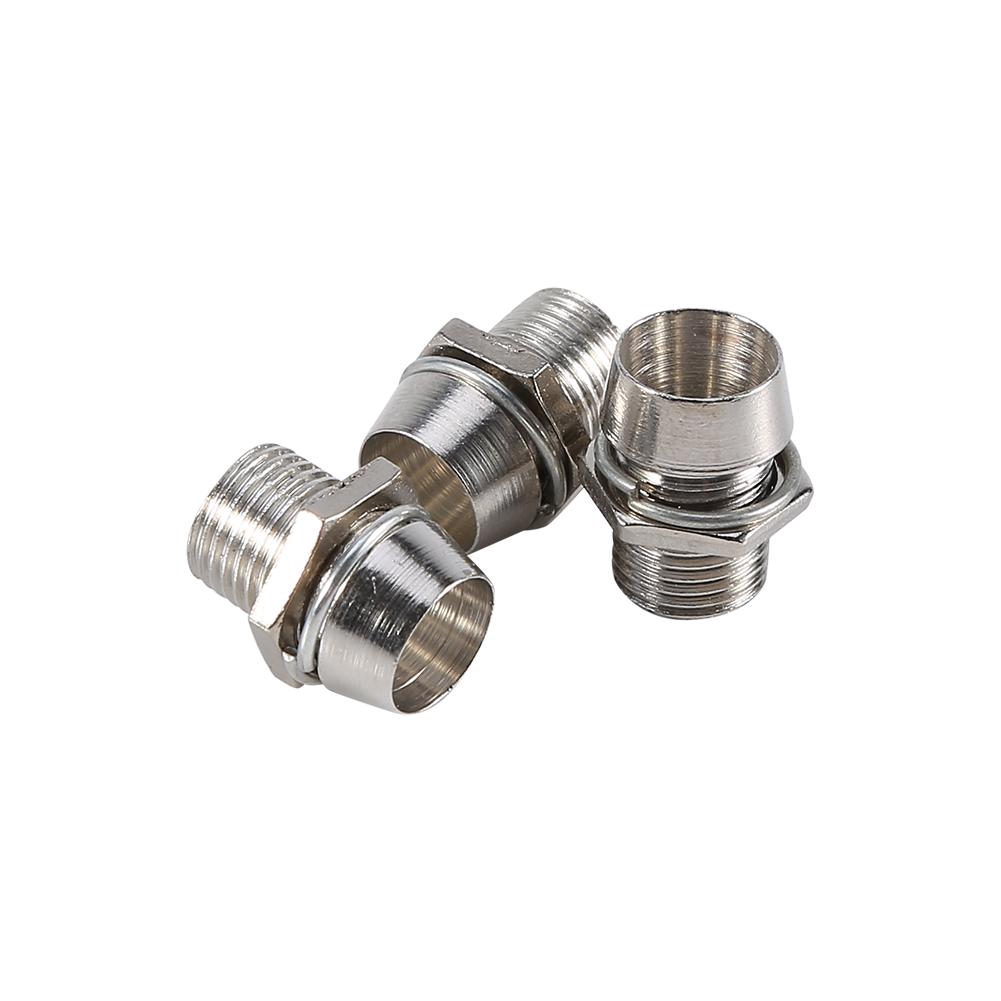 LED 50 5mm Display Silver Mount pcs Panel Thread Color Holders Size 8mm ...