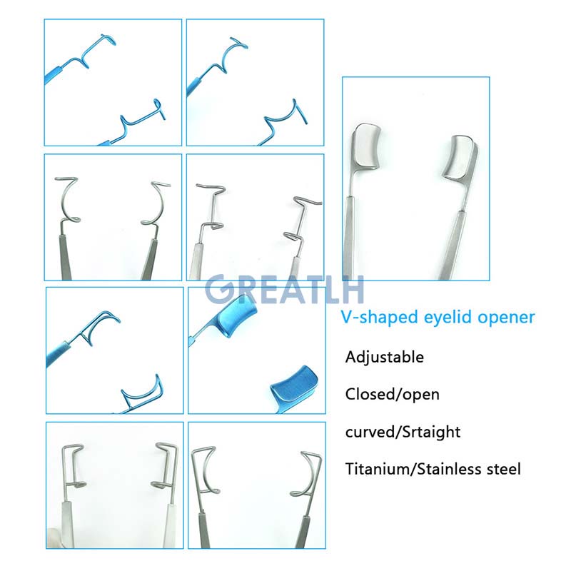 Bangerter Eye Speculum V shaped Open Eyelid Adjustable Opener Eyelid ...