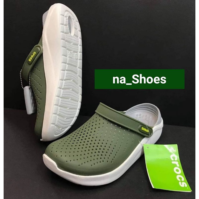 Crocs Lite Ride Clog รองเท้าแตะ รองเท้าลำลองแฟชั่น มาใหม่ สุดฮิต ใส่ได้ ...
