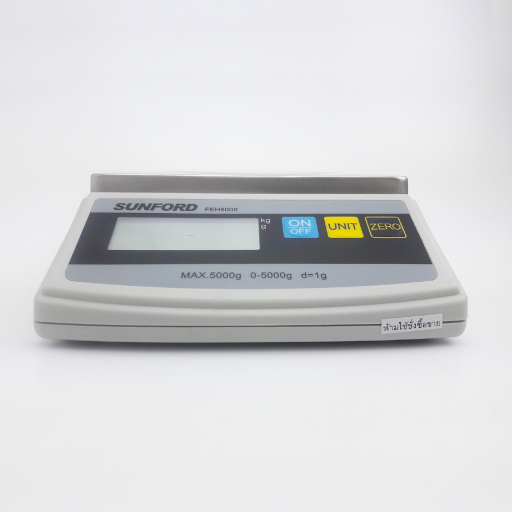 เครื่องชั่งน้ำหนัก ระบบดิจิตอล SUNFORD FEH5000 (มีใบรับรอง) 5 กิโลกรัม จอแสดงผล BACKLIGHT LCD ...