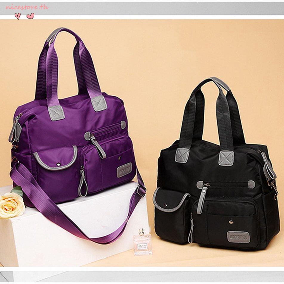 Fashion Portable Waterproof Nylon Hand Bag Large Capacity Shoulder Bag ...