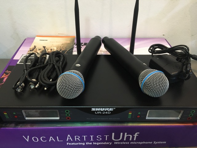 ไมค์ลอยคู่ UR24D mini สัญญาณไกล เสียงดีมาก - phoosa - ThaiPick