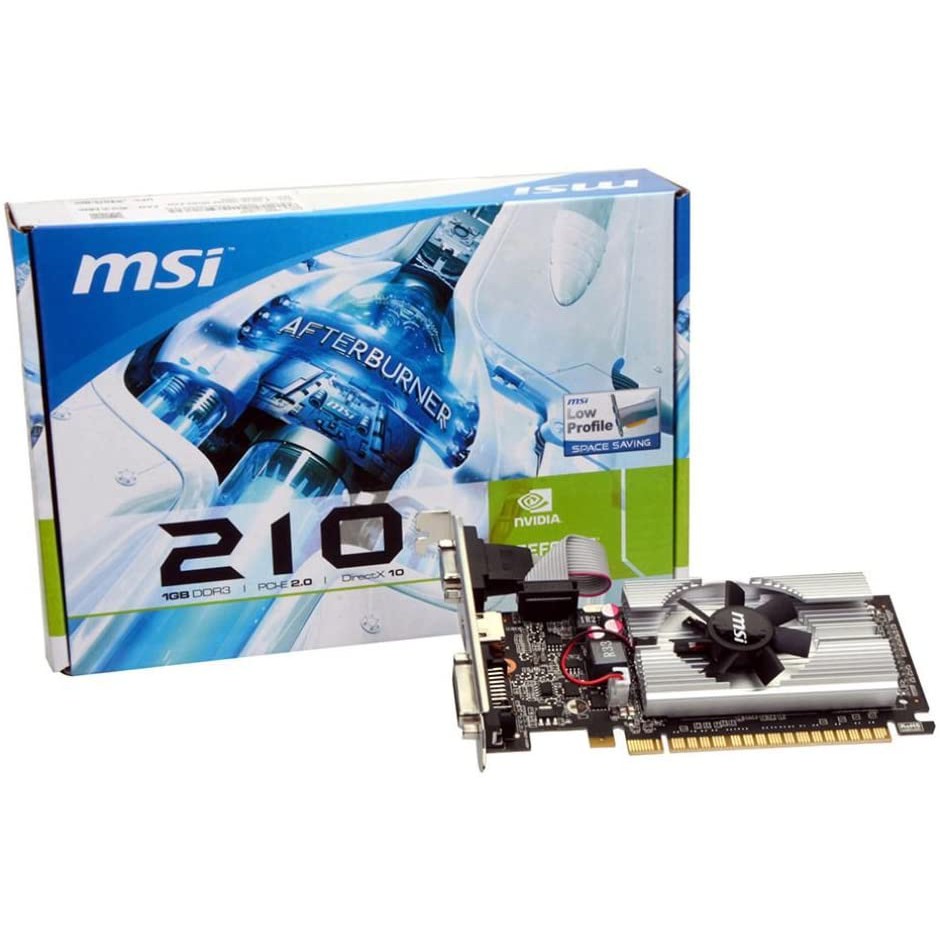 VGA (การ์ดแสดงผล) MSI GeForce 210 1GB 64-bit DDR3 (N210-MD1GD3) ประกัน ...