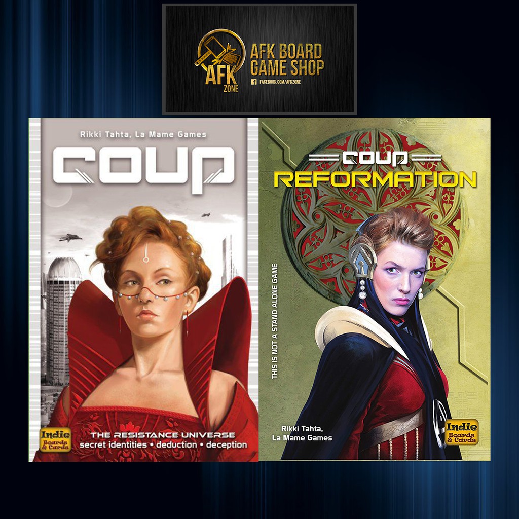 Coup + Coup Reformation Bundle Pack - Board Game - บอร์ดเกม | Shopee ...