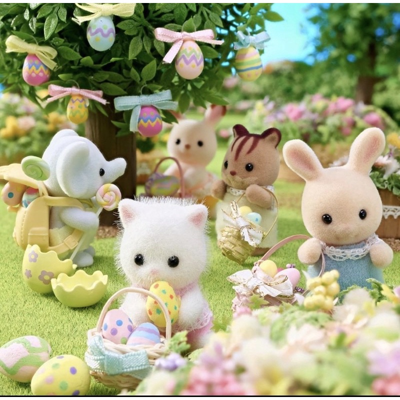 Sylvanian Families Margaret Easter Rabbit ตุ๊กตาคู่ อีสเตอร์ กระต่าย มา ...