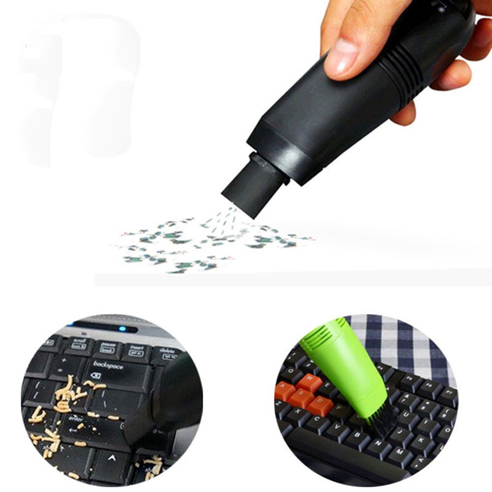 SUER 6 Colors Dust Cleaning Kit Desktop Vacuum USB Keyboard Cleaner ...