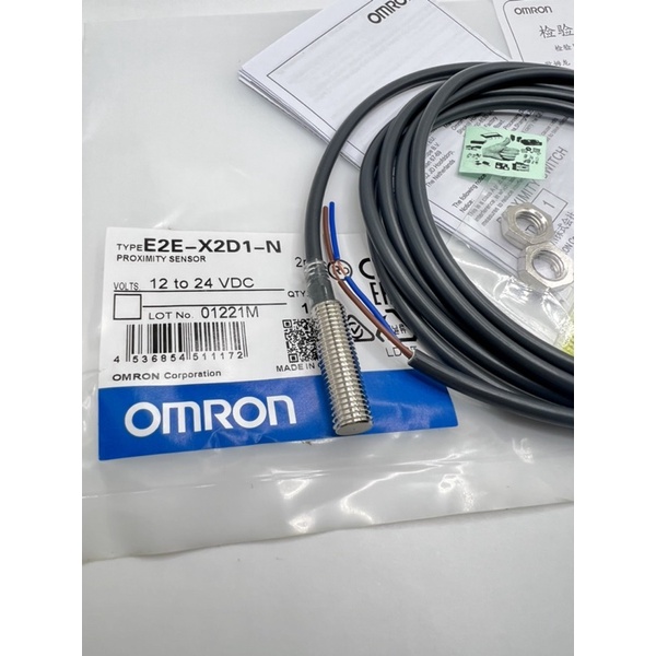 E2E-X2D1-N Proximity Switch Sensor เซ็นเซอร์ รุ่น E2E-X2D1-N ขนาด8มิล(2สาย NO)ใช้ไฟ12-24VDC ...
