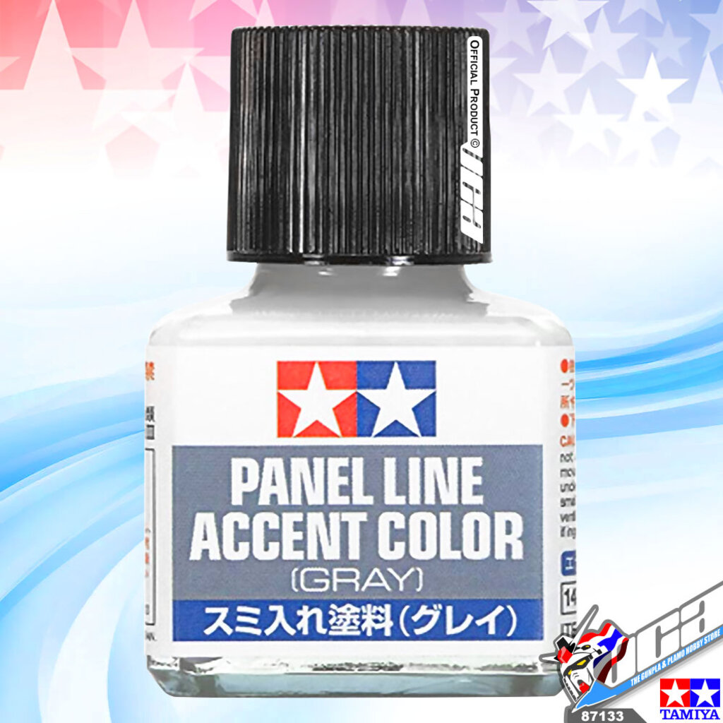 TAMIYA 87133 PANEL LINE ACCENT GRAY GREY 40ML น้ำยาตัดเส้น เดินลาย VCA ...