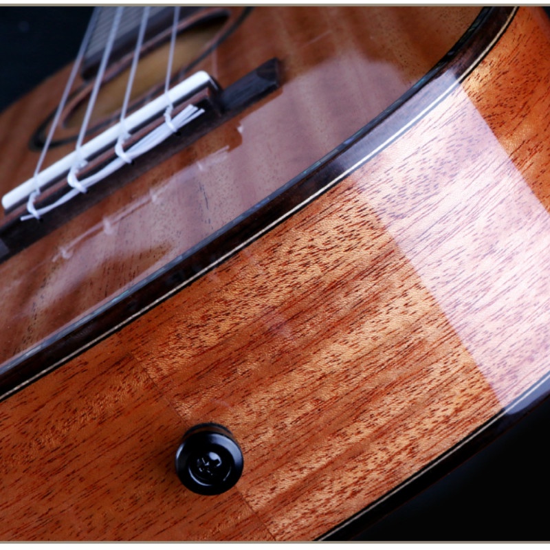 BUkulele 21 24 26 Inches Full Solid Mahogany Mini Electric Soprano ...