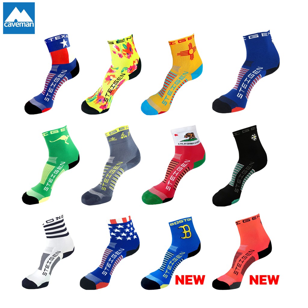 ถุงเท้าวิ่ง STEIGEN Sock size 5-12 1/2 - cavemanstore - ThaiPick
