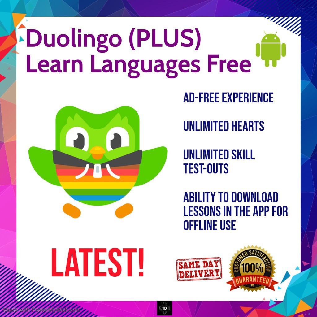 [Android App] Duolingo PLUS: Learn Languages (100% Premium) | Shopee ...
