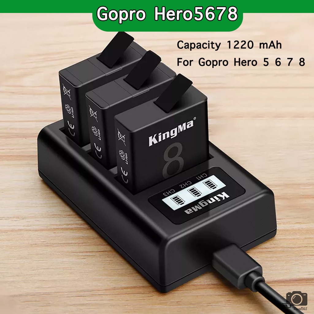 Kingma แบต GoPro Rechargeable Battery (Gopro Hero GoPro Hero 8 GoPro ...