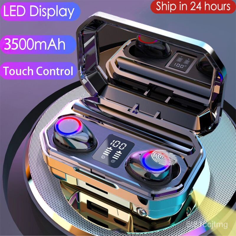 【Original】AMOI TWS M12 Wireless Bluetooth Touch Control Noise ...