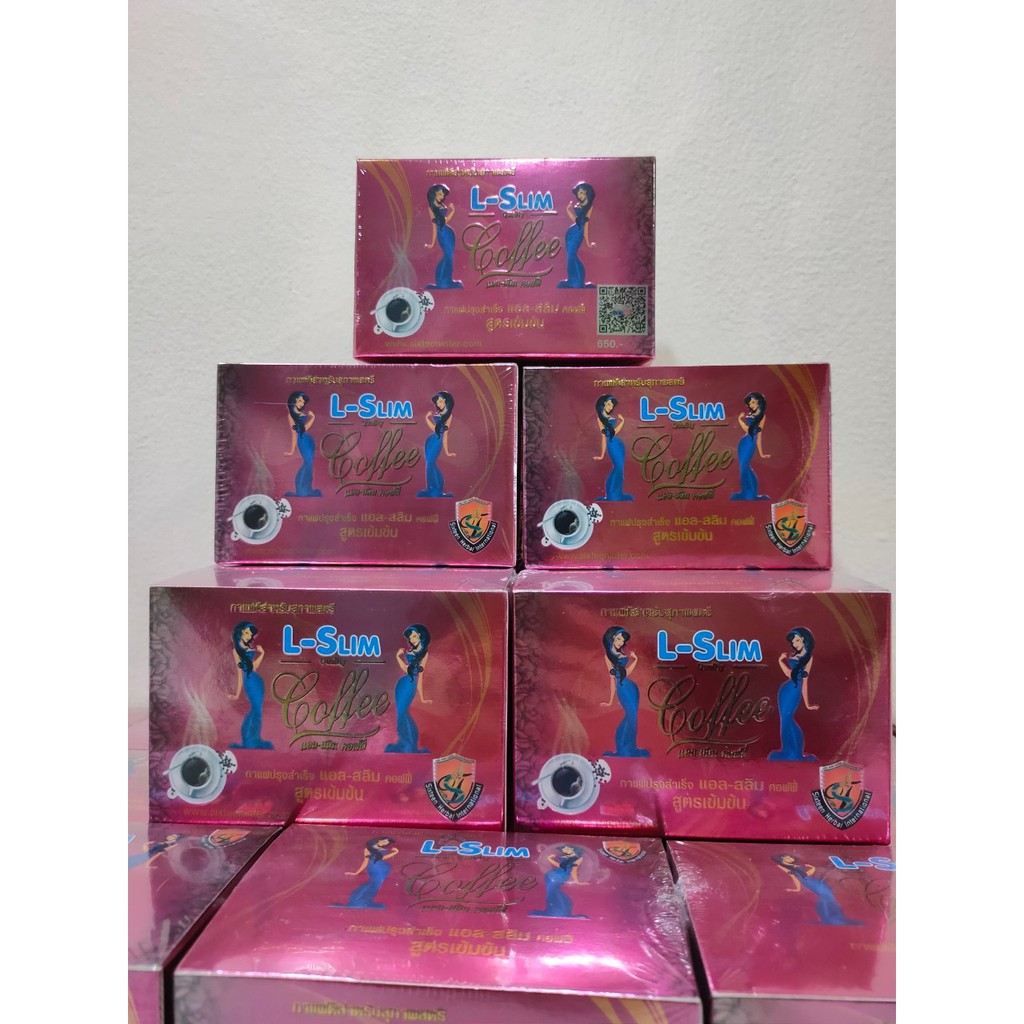 LSLIM Coffee ของแท้ 100 แอลสลิมคอฟี่ L-Slim กาแฟลดน้ำหนัก (1 กล่องมี 10 ซอง) - mes_dee_shop ...