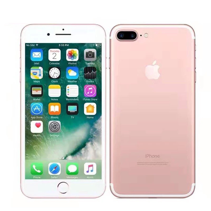 มือถือมือสองIPHONE 7 plus 128 GB สีเงิน ถูก+สวยเหมือนใหม่+ใช้งานปกติ ...