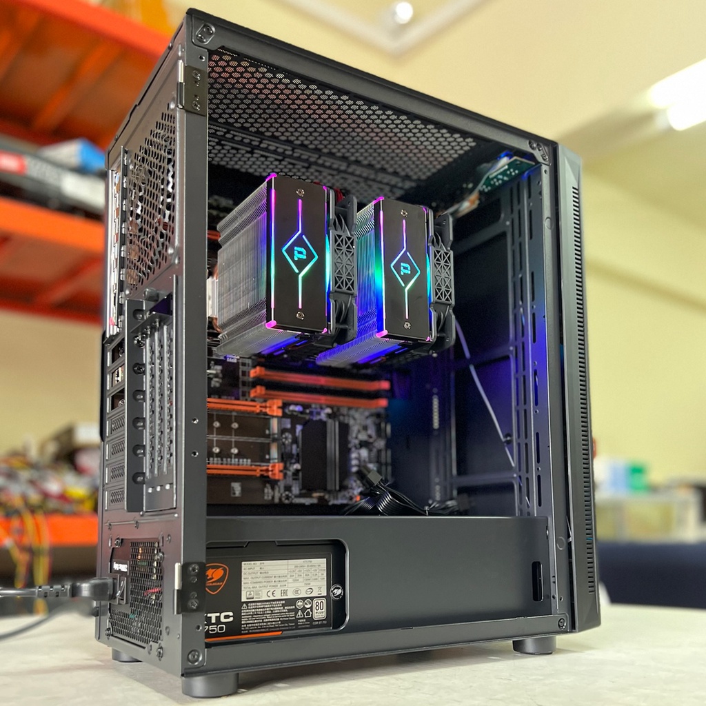 Computer Workstation XEON E5-2673V3 2448 Core Dual X99DDR4 ECC 64G VGA ...