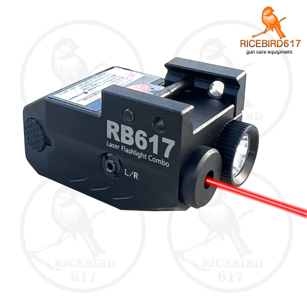 ไฟฉายเลเซอร์ เลเซอร์ชี้เป้า เลเซอร์ติดปืน ไฟฉายติดปืน RICEBIRD617 Red ...