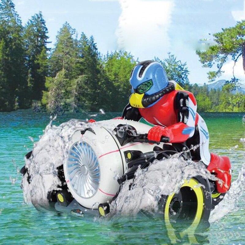 2.4G RC Car Dirt Bike Rock Crawler Amhibious Radio Control Motorcycle ...