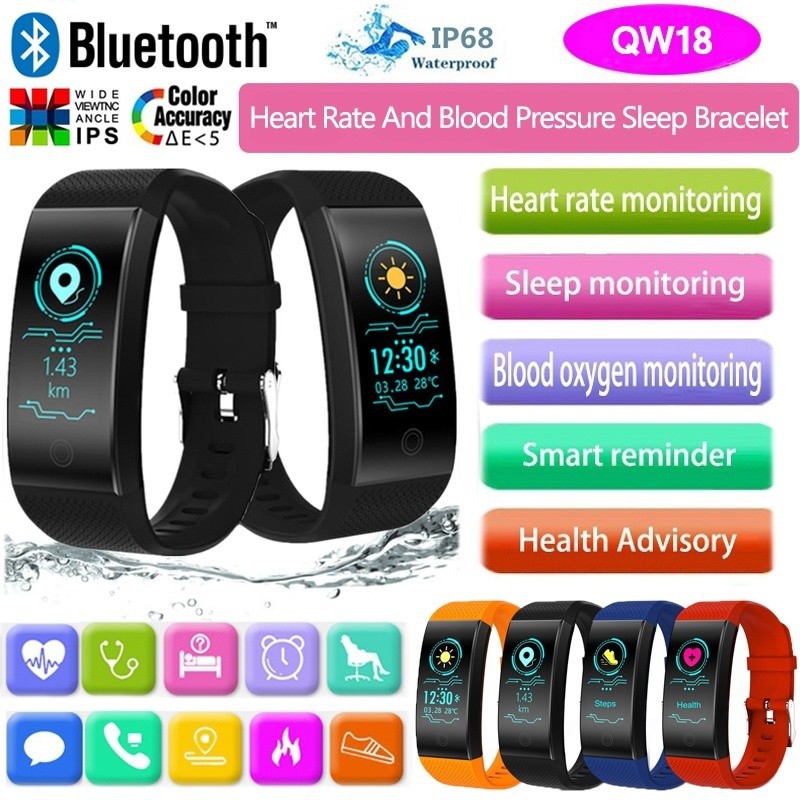 Jam Smart Bracelet Blood Pressure Fitness Activity Smart Wacth Tracker ...