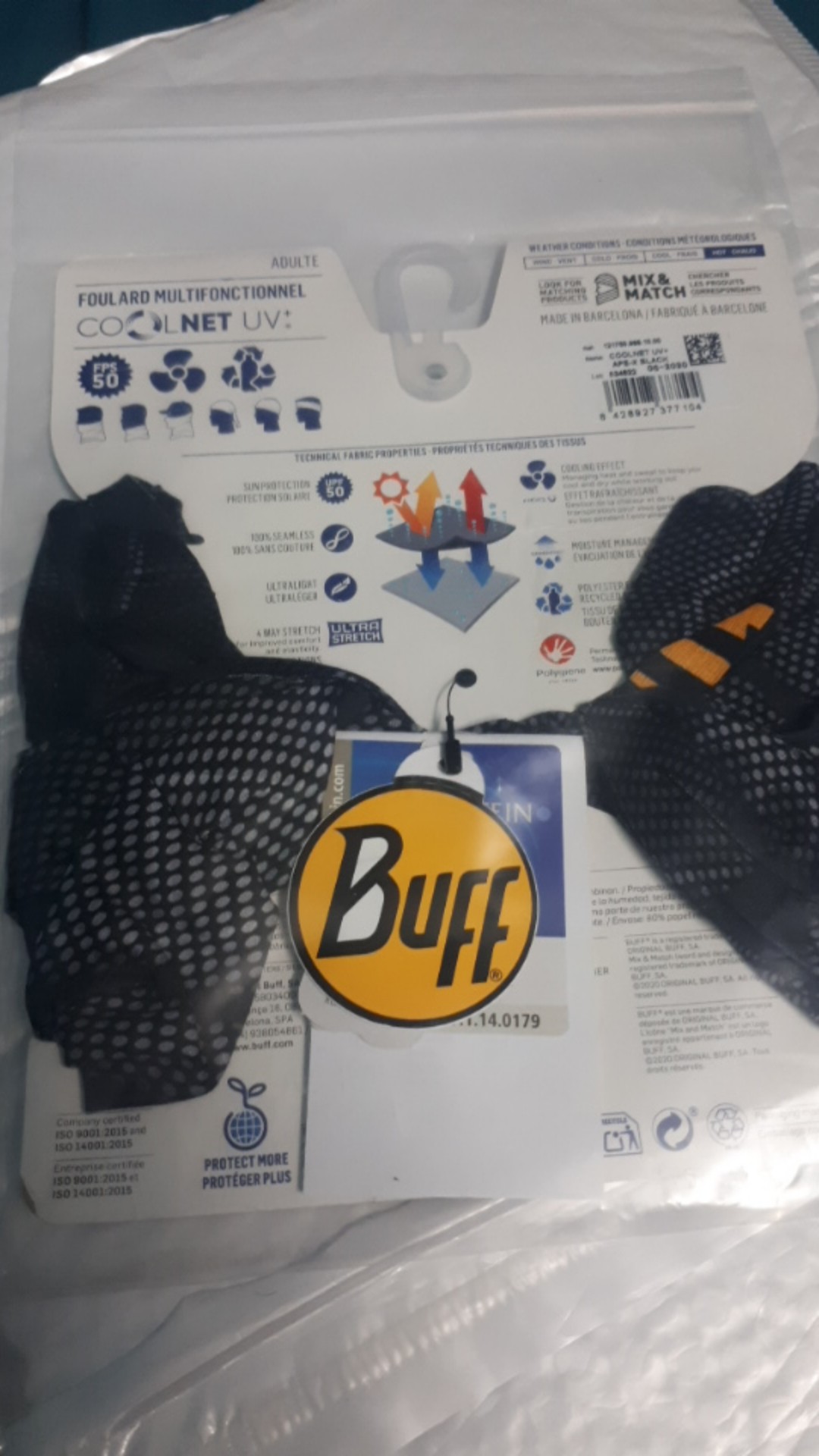 Original Buff รุ่น BUFF® PRO TEAM COOLNET UV+ APE-X BLACK | Shopee Thailand
