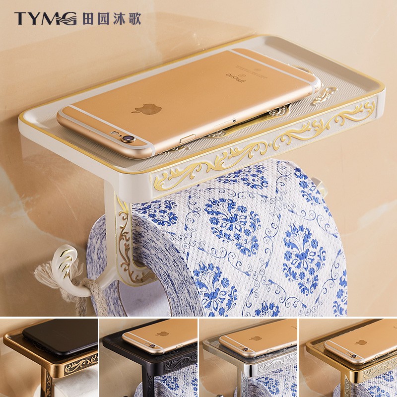Toilet European Towel Holder Hand Paper Holder Grass Paper Roll Paper ...