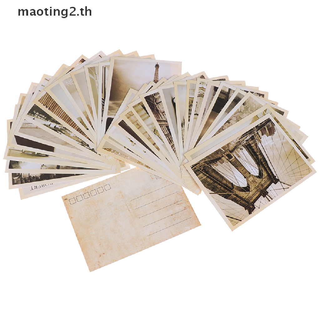 Mtth โปสการ์ดภาพสไตล์วินเทจ 32 ชิ้น - maoting2.th - ThaiPick