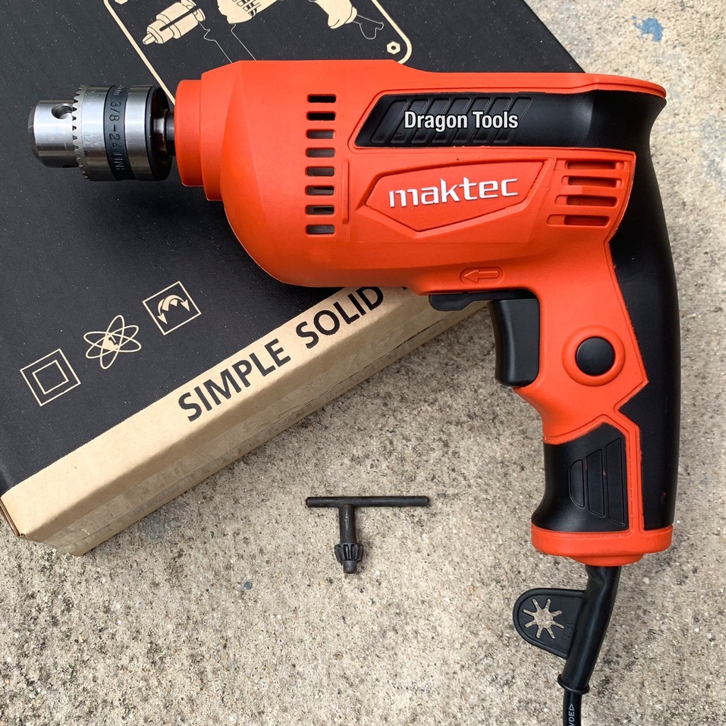 Maktec สว่านไฟฟ้า สว่าน 3 หุน รุ่น MT606 450W ขนาดเจาะ 10mm | Shopee ...