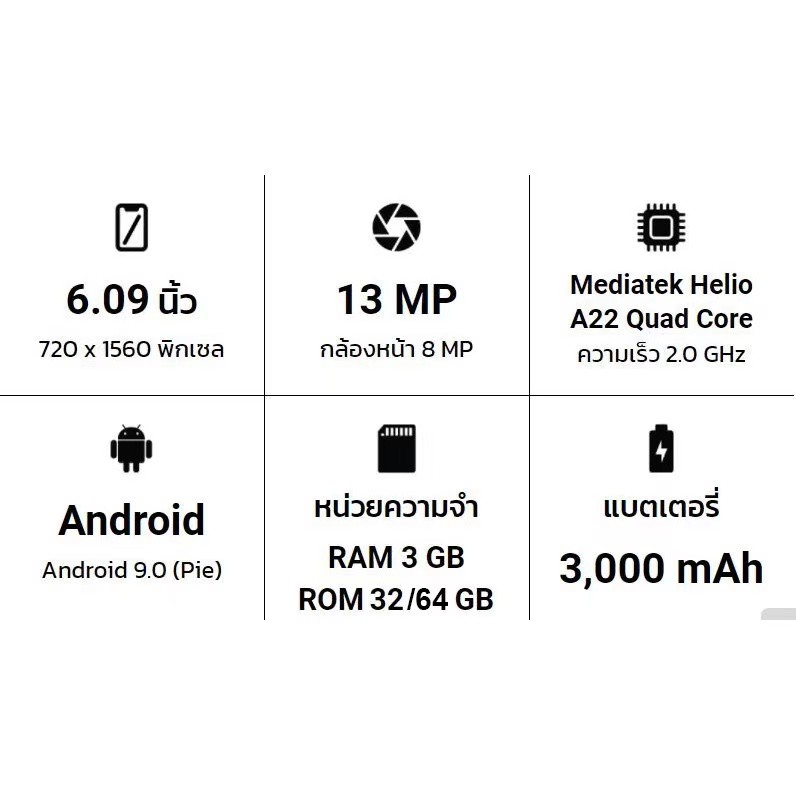 เครื่องศูนย์แท้ HUAWEI Y7a / Ram 4 GB + Rom 128 GB แบต5000 ชาจไว22.5W ...
