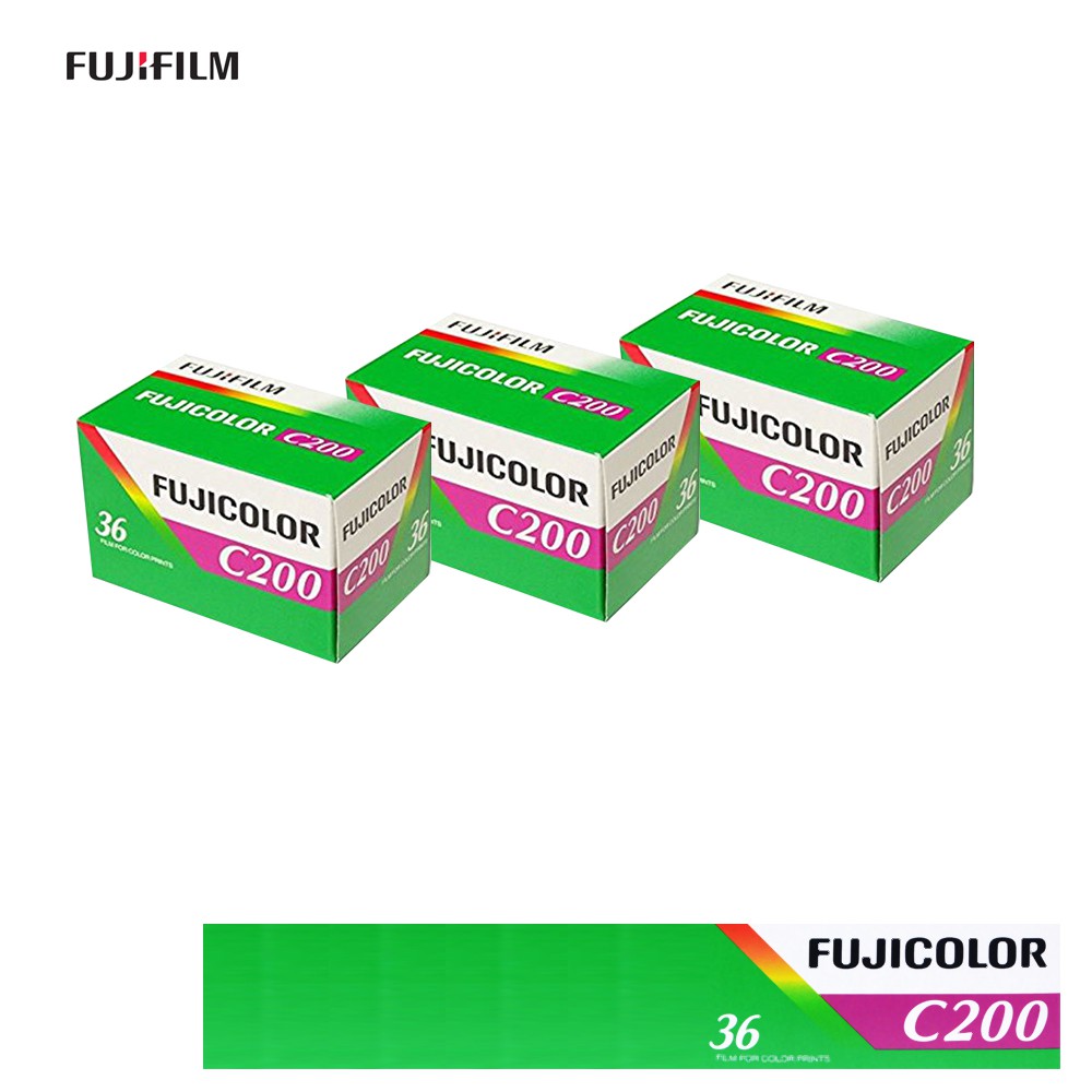 ฟิล์มสี Fujicolor C200 ( 35mm 36 Exp ) แพ็ค 3 ม้วน - photo_bug - ThaiPick