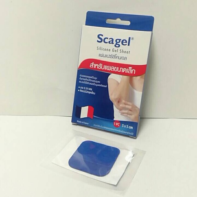 SCAGEL SILICONE GEL SHEET 3X15 CM จำนวน 1 ชิ้น แผ่นแปะซิลิโคนเจล สำหรับ ...