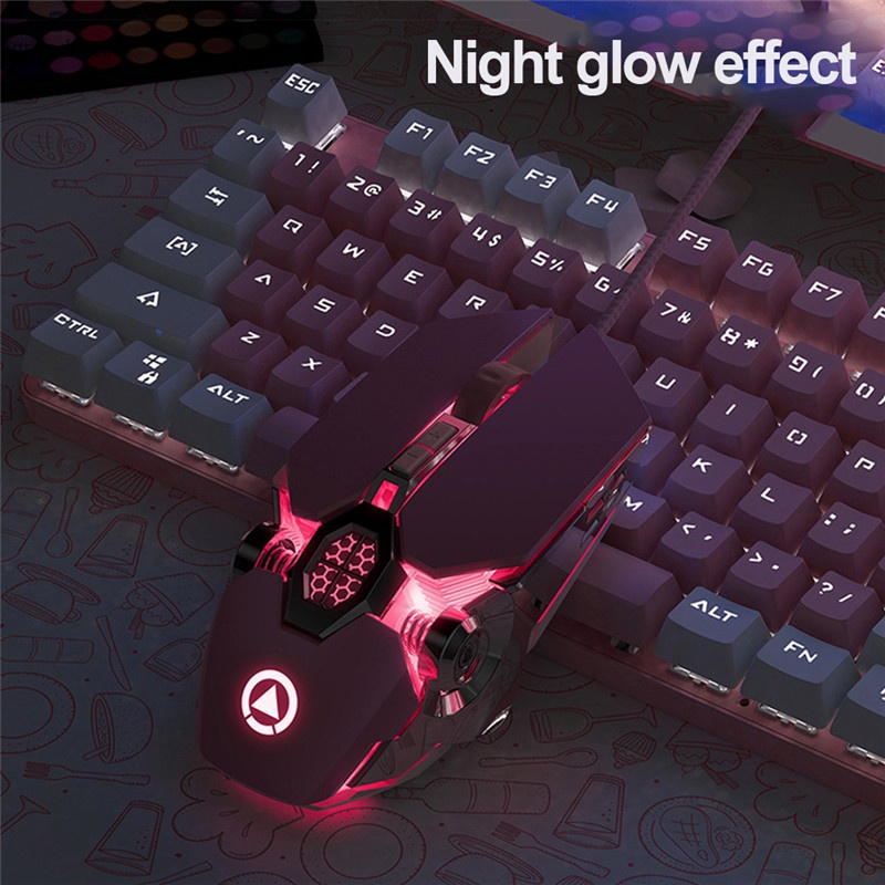 grandstore.sg Gaming Mouse Mechanical Wired Silent Mouse 7 Buttons ...
