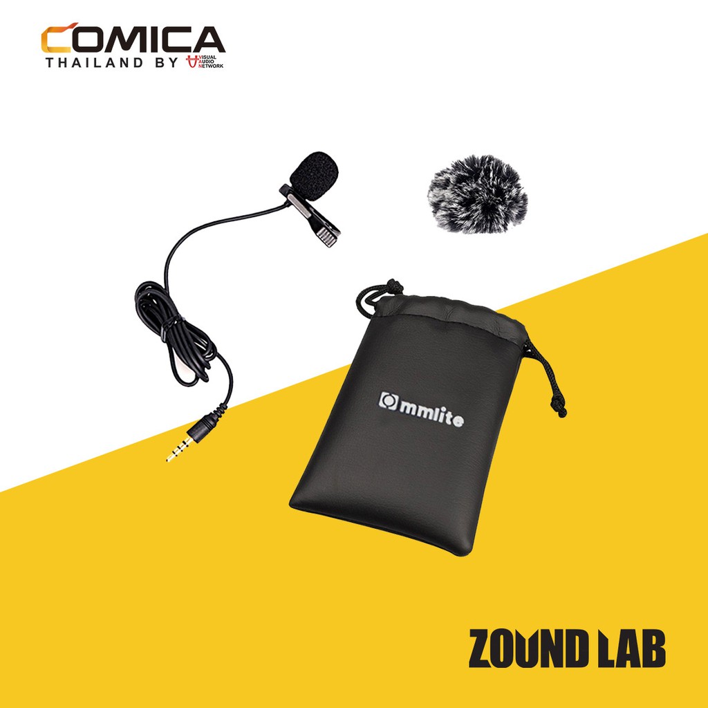 COMICA CVM-V01SP ไมค์หนีบปกเสื้อ สำหรับสมาร์ทโฟน(กล่องมีตำหนิ) - zoundlab_shop - ThaiPick