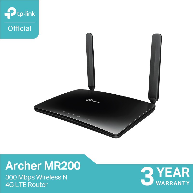 TP-Link Archer MR200 V5.20 เราเตอร์ใส่ซิม AC750 4G Router Wifi รองรับ ...