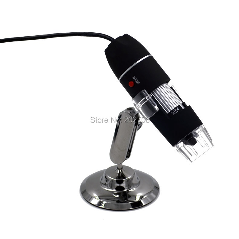 USB Digital Microscope 50X 500X 2MP With 8 LED Video Camera Magnifier ...