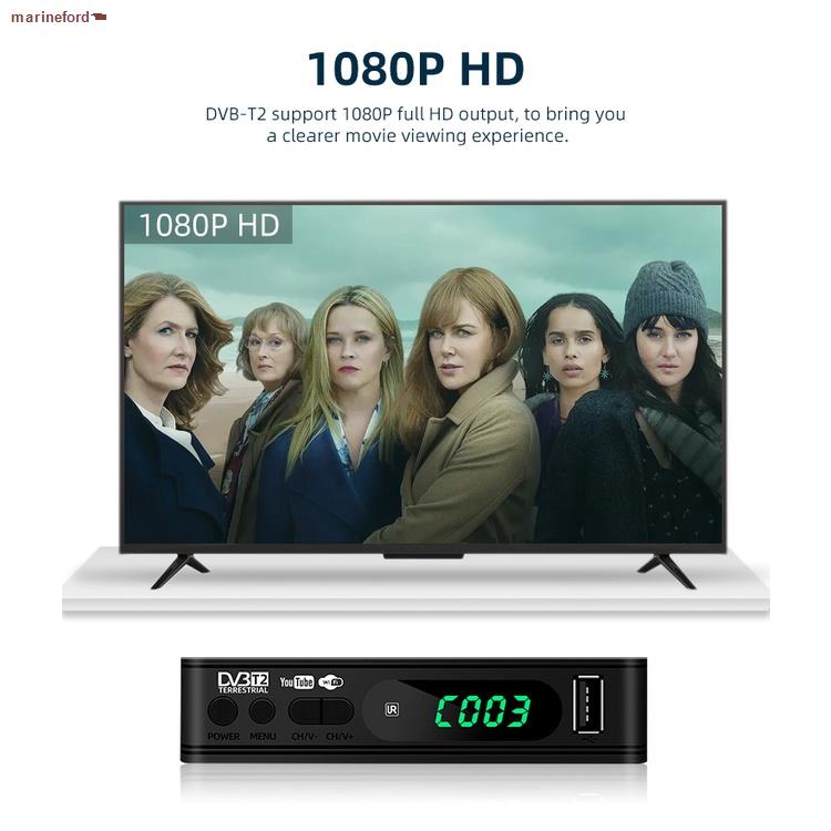 จุดประเทศไทยDVB-T2 H.264 HD digital set-top box TV satellite support YouTube 925000 DVB-C MPEG4 ...