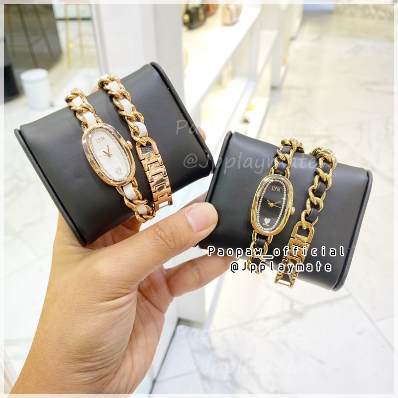 นาฬิกาLYN นาฬิกา LYN รุ่นใหม่ล่าสุด LYN WATCHES พร้อมกล่อง หมอน ถุง ...