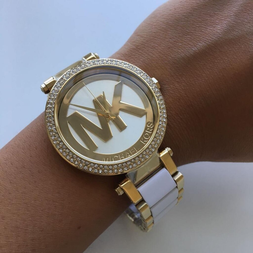 Michael Kors. Michael Kors 39mm Womens Parker Gold-Tone Watch MK6313 ...