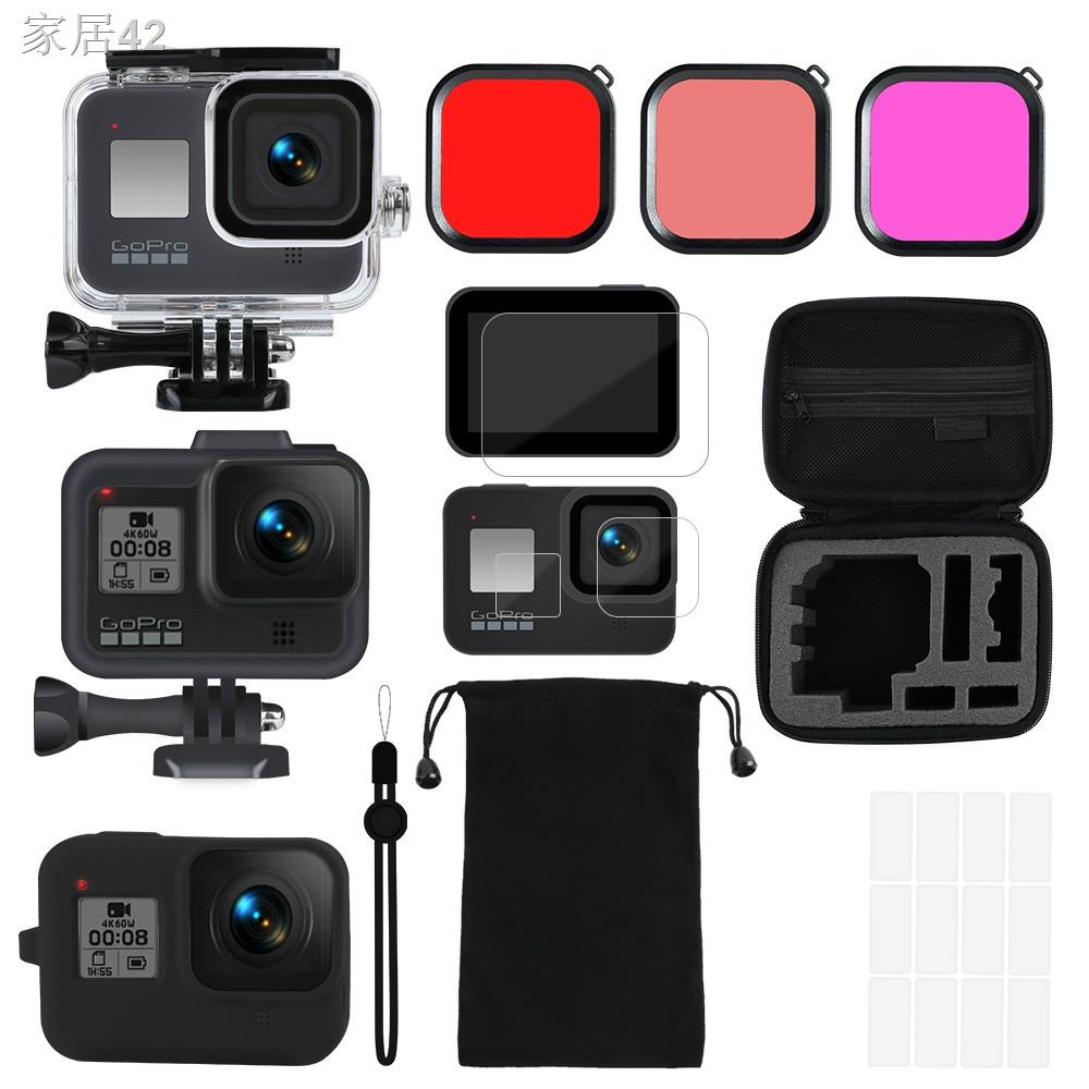 ข้อเสนอพิเศษGopro Accessories Set Kit EVA Case Tempered Film Waterproof ...