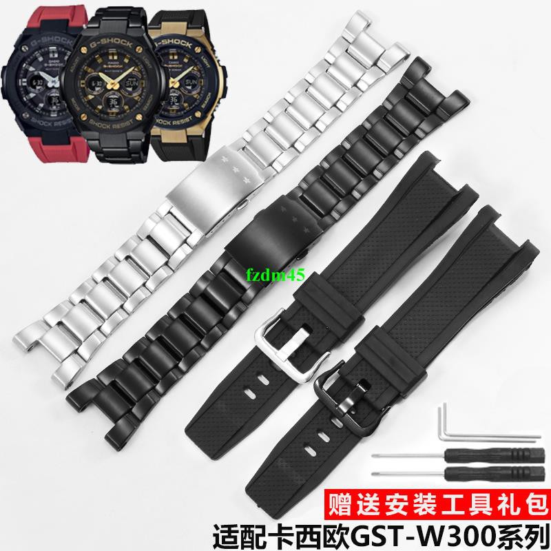 【สินค้าดั้งเดิม】 Casio G Shock Gst B100 สายสแตนเลสแท้ 210d S100d S110d