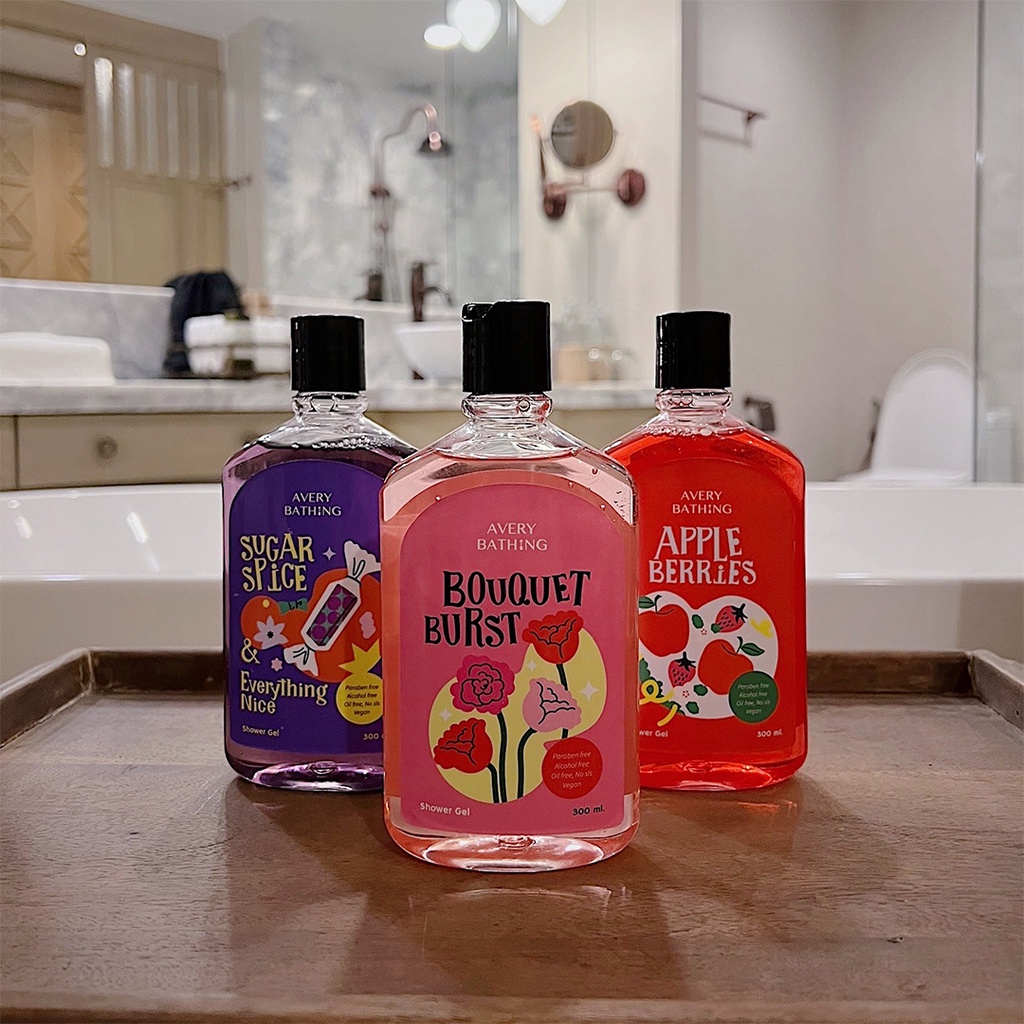 เจลอาบน้ำเอเวอรี่ บาธติ้ง กลิ่น AppleBerries - Avery Bathing Shower Gel ...