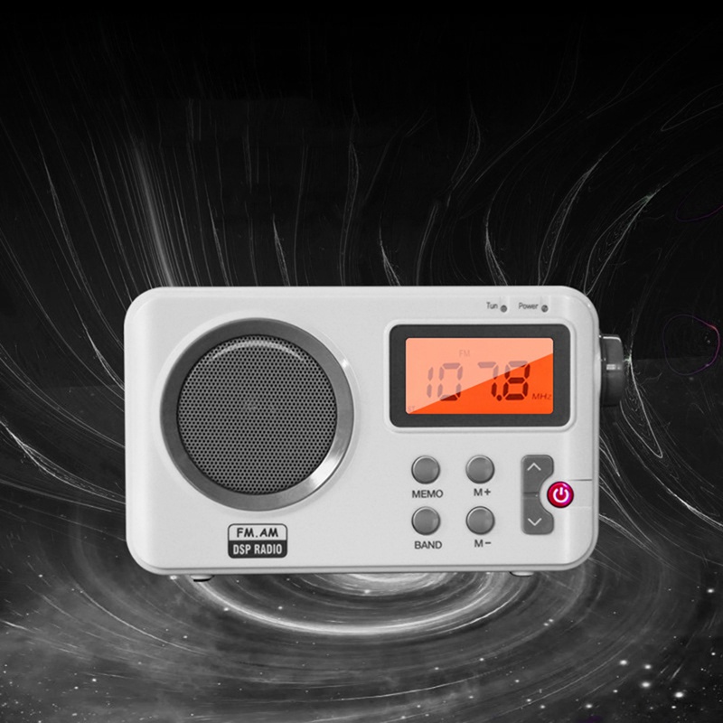 Antenna Digital Radio AM FM Portable Radio with Lcd Display Alarm Clock ...
